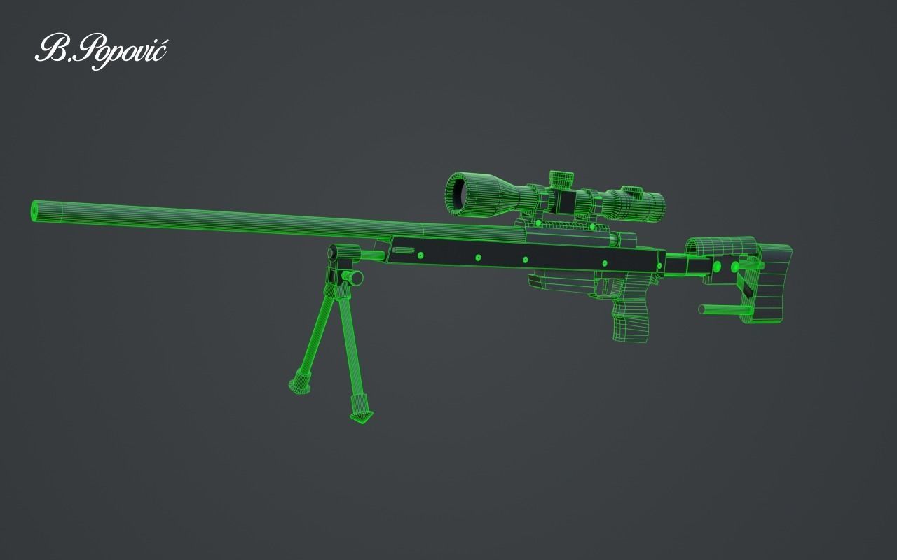 Zastava M07 3D model | CGTrader