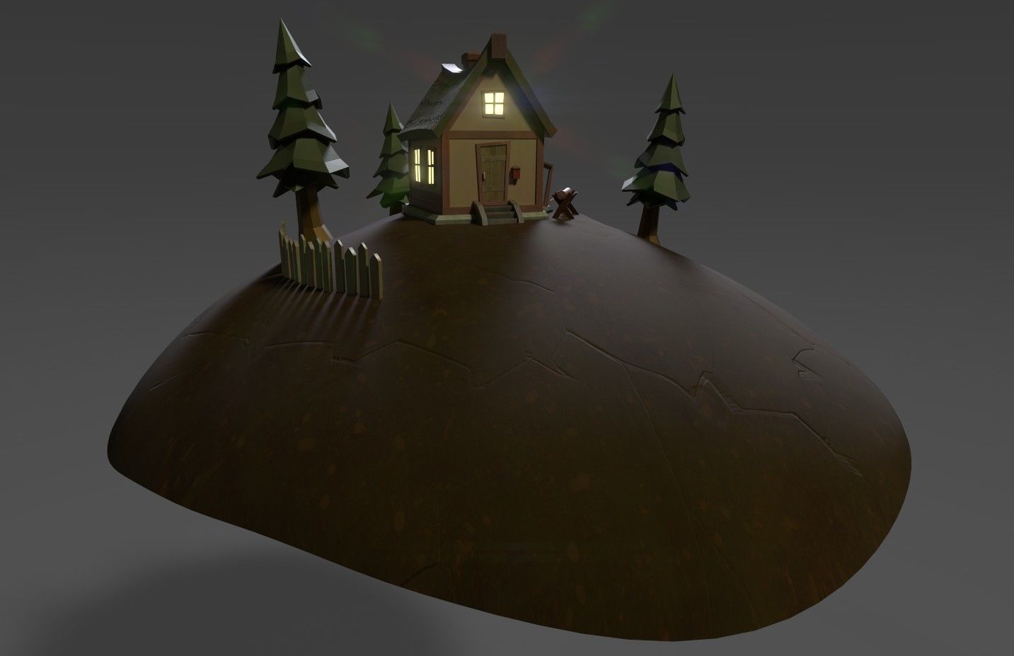 3D model Lumberjack house VR / AR / low-poly | CGTrader