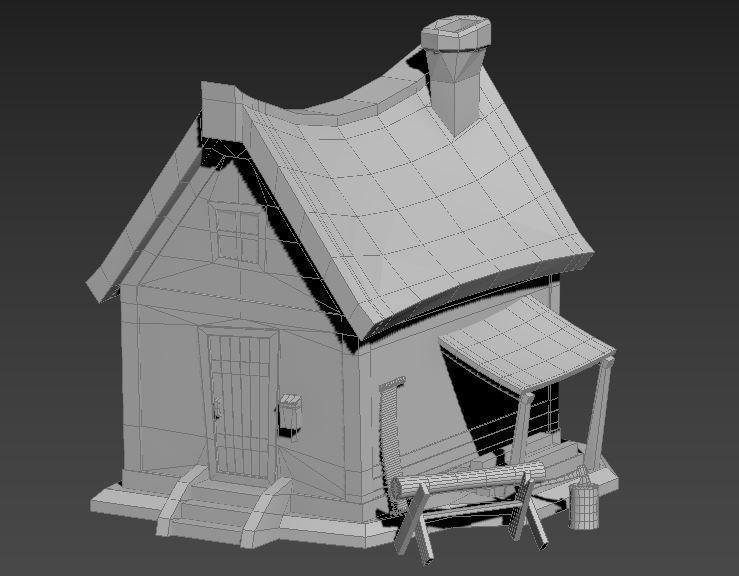 3D model Lumberjack house VR / AR / low-poly | CGTrader