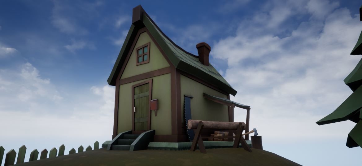 3D model Lumberjack house VR / AR / low-poly | CGTrader
