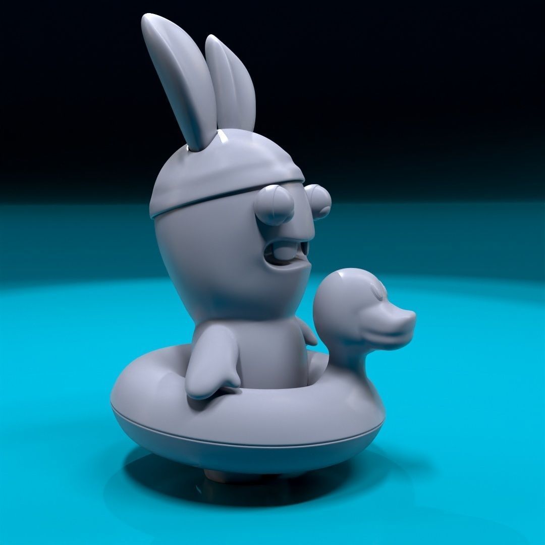 Raving Rabbids 3D model 3D printable | CGTrader