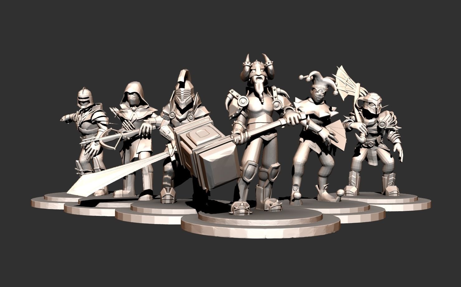 DnD Champions Stylized Character 3D Model Collection | CGTrader