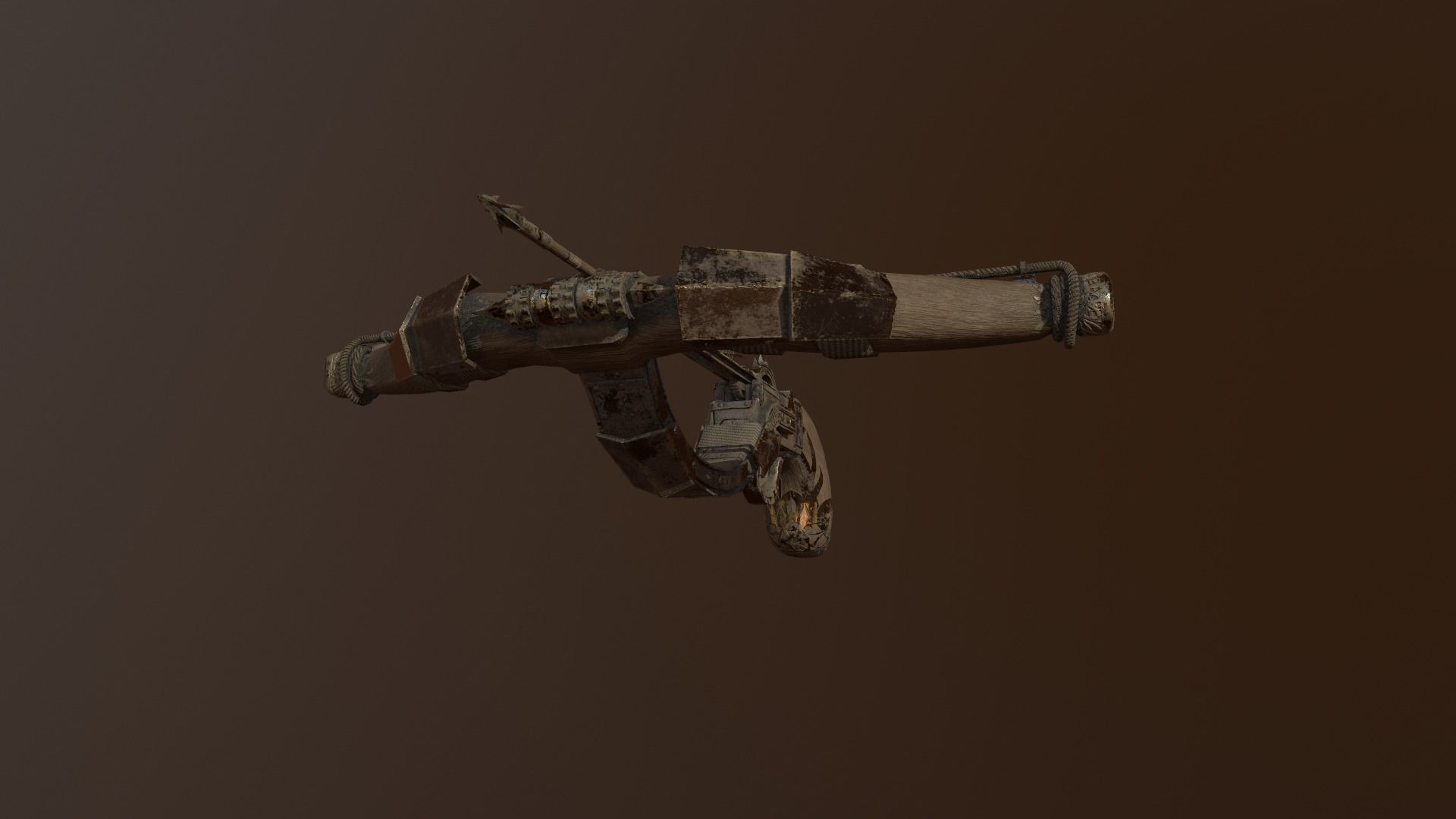 3D model One handed crossbow VR / AR / low-poly rigged animated | CGTrader