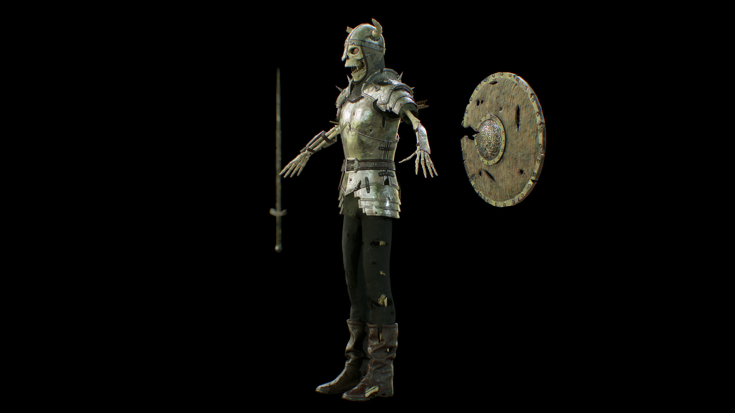 3D model pack of necromancer VR / AR / low-poly rigged | CGTrader