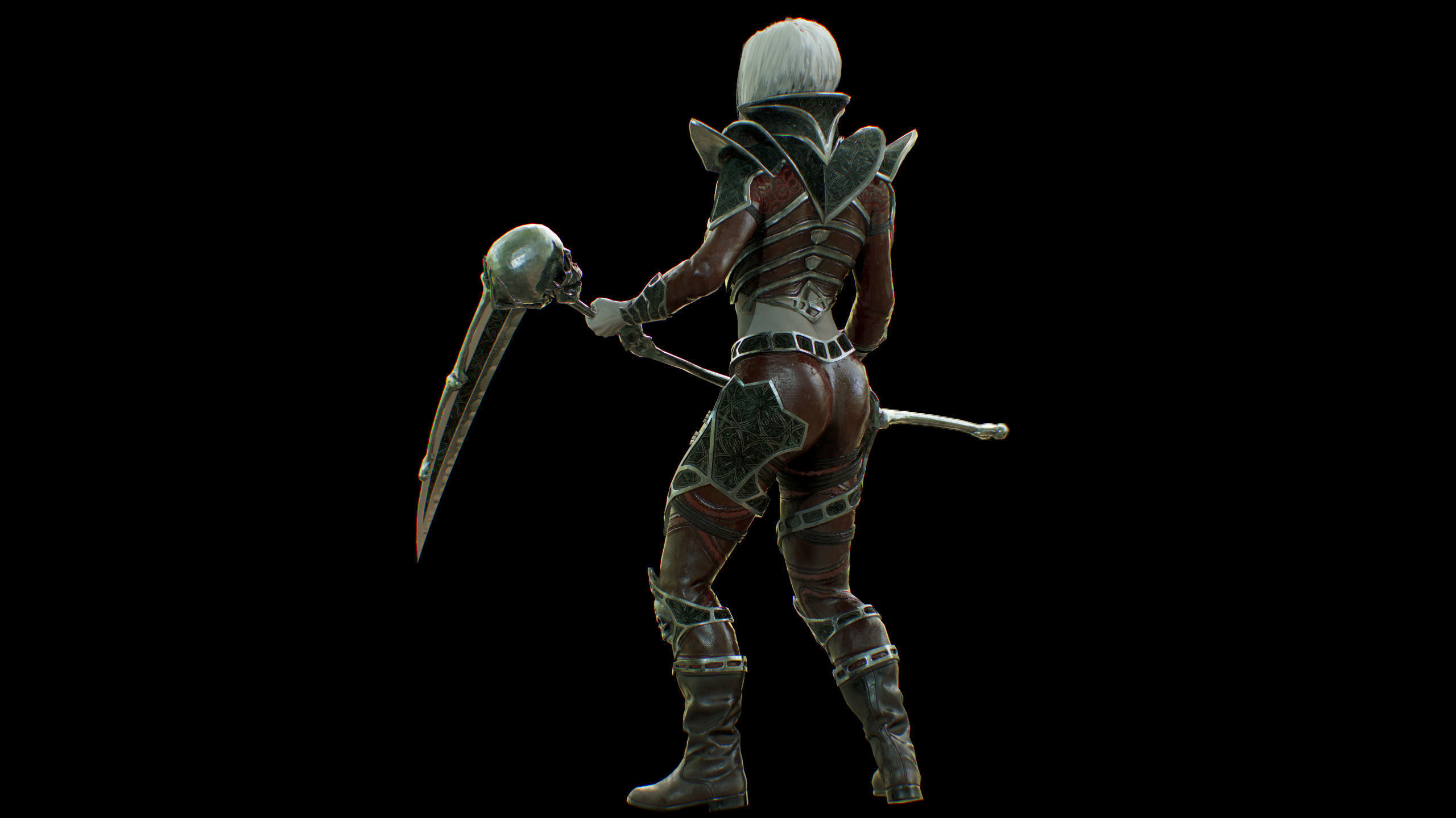 3D model pack of necromancer VR / AR / low-poly rigged | CGTrader