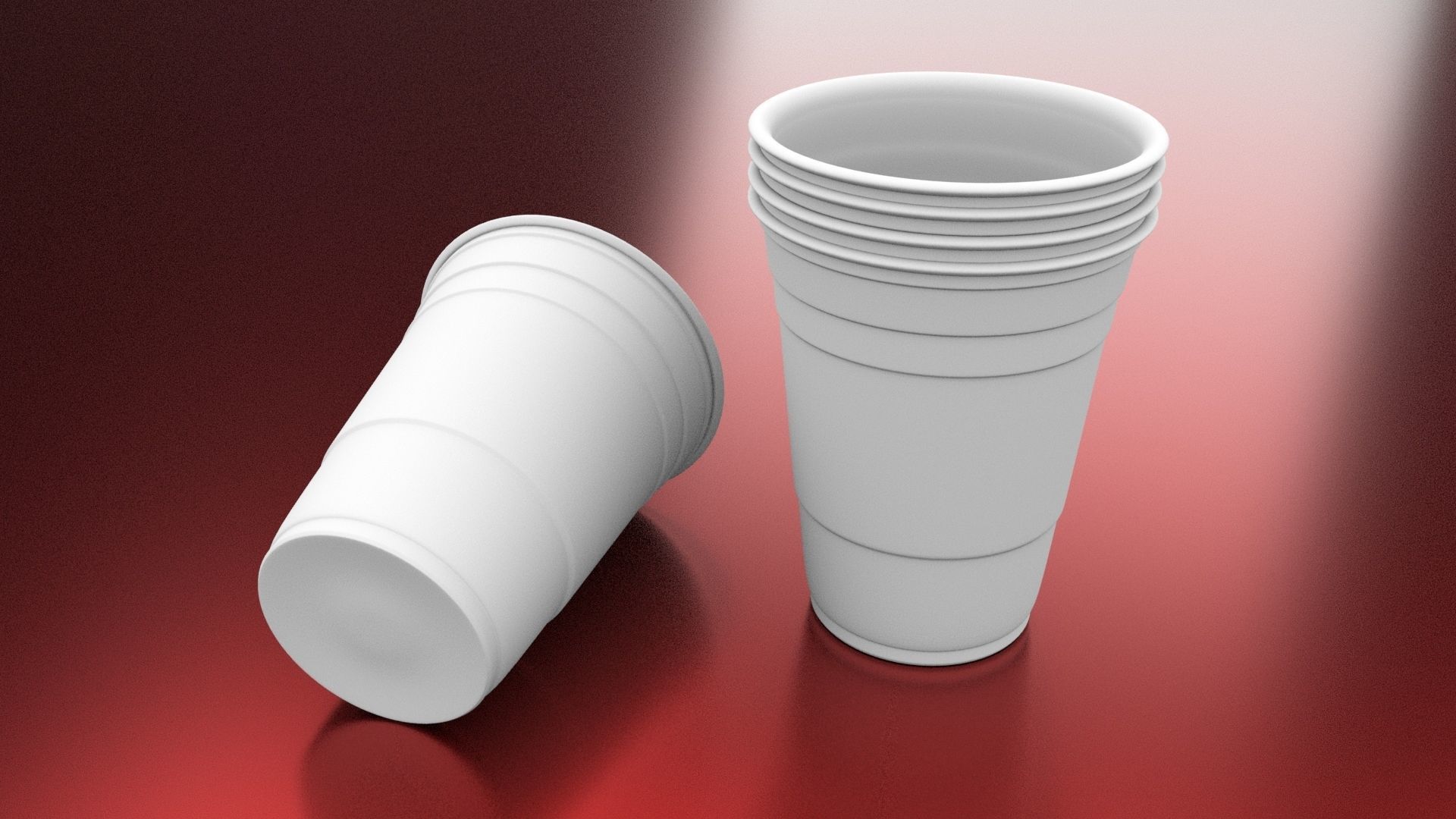 Plastic Party Cup free 3D model | CGTrader
