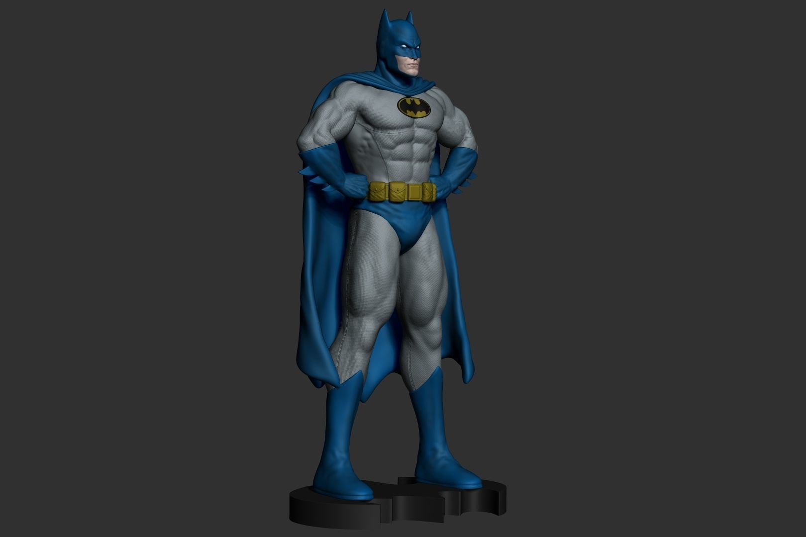 Classic Batman 3D model 3D printable | CGTrader
