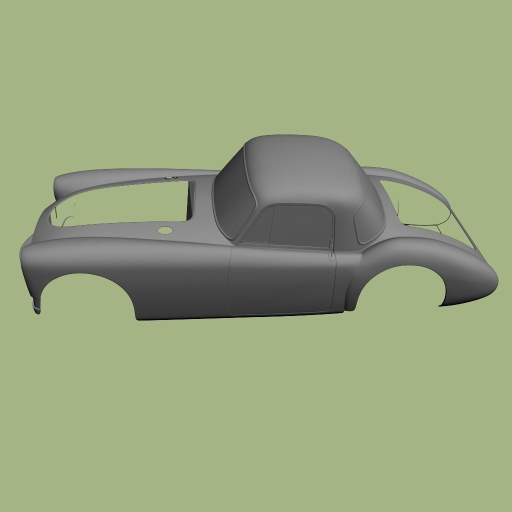 MG MGA Coupe body 3D model | CGTrader