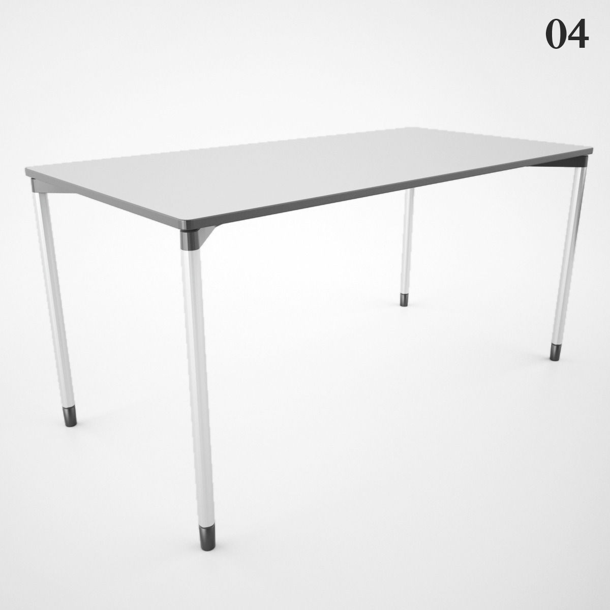 Vitra Map Table Collection 3D model | CGTrader