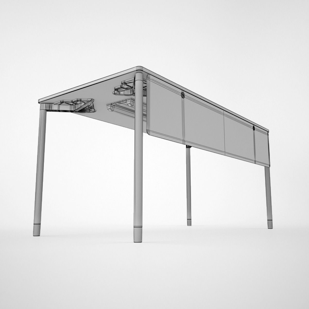 Vitra Map Table Collection 3D model | CGTrader