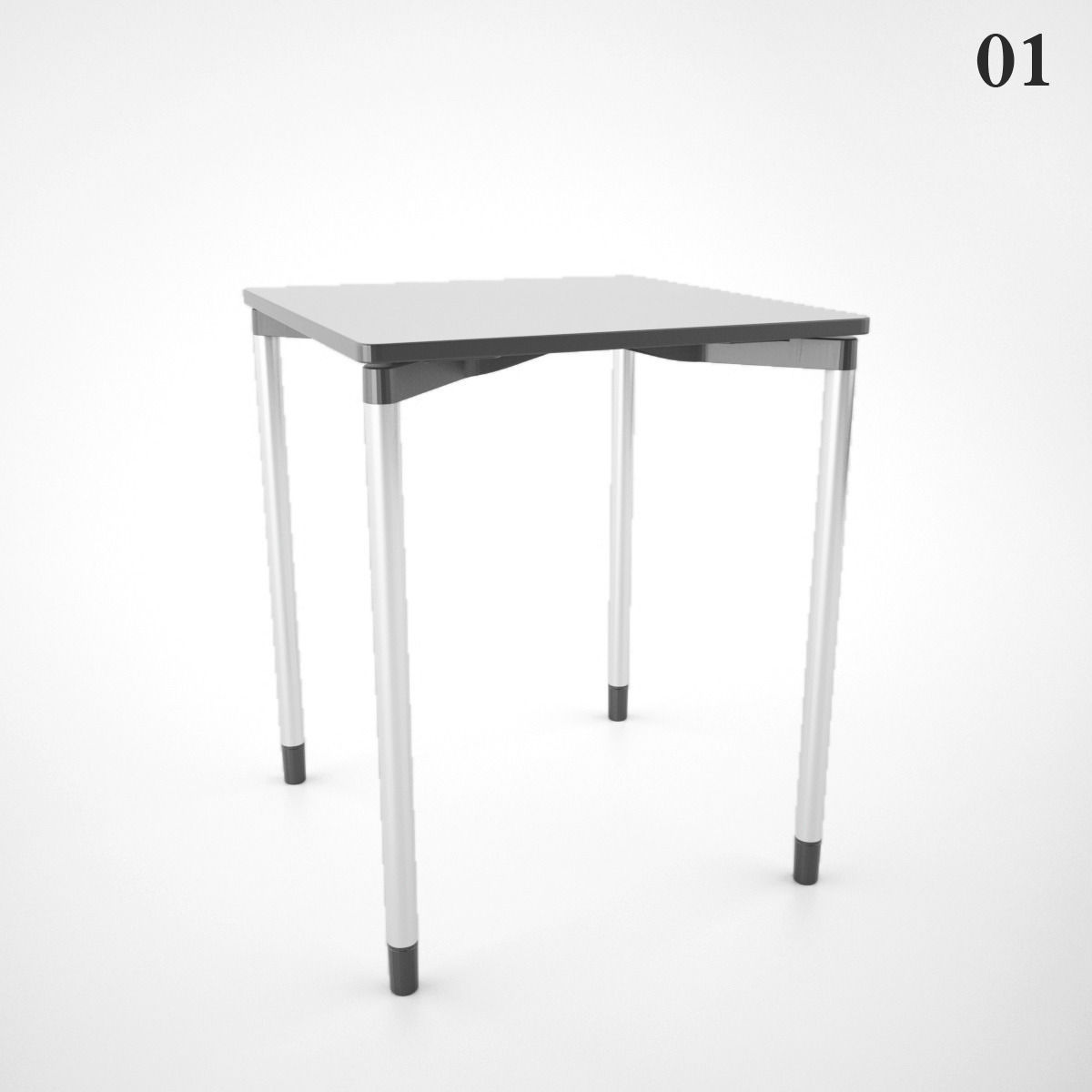 Vitra Map Table Collection 3D model | CGTrader