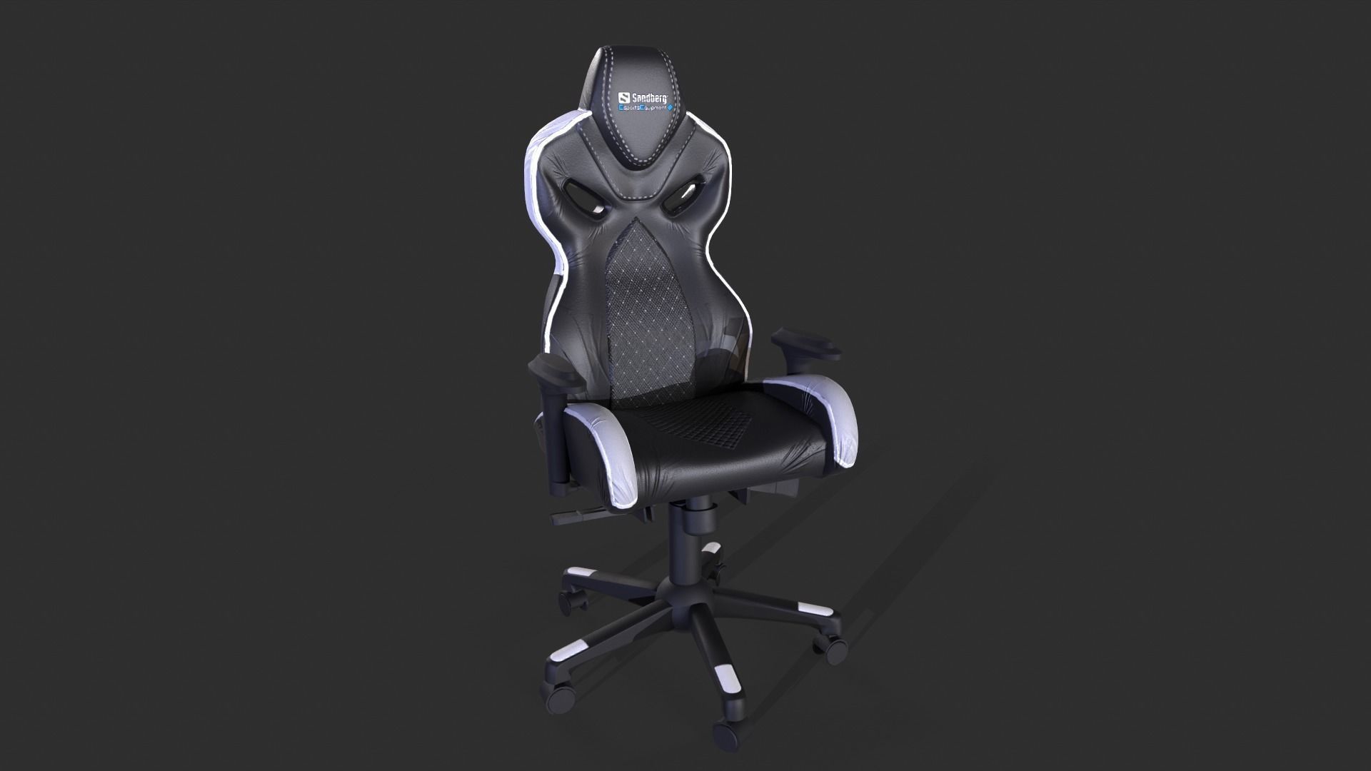 3D model Gaming Chair 3D modeling and Texturing VR / AR / low-poly ...