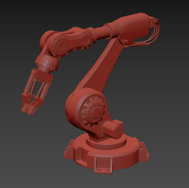 robot manipulator 3D model | CGTrader