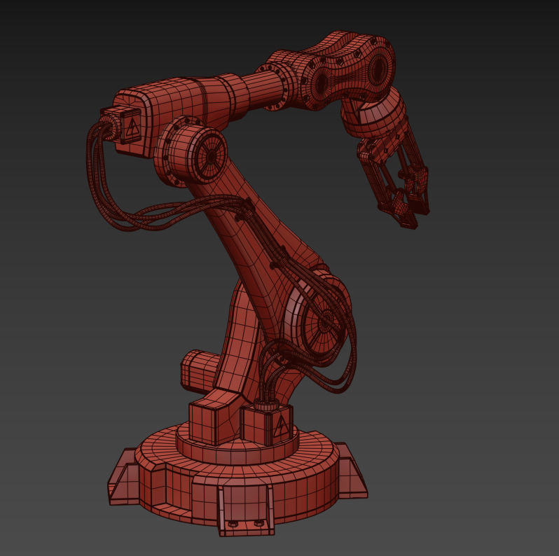 robot manipulator 3D model | CGTrader