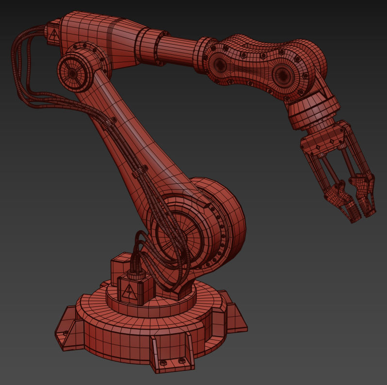 robot manipulator 3D model | CGTrader