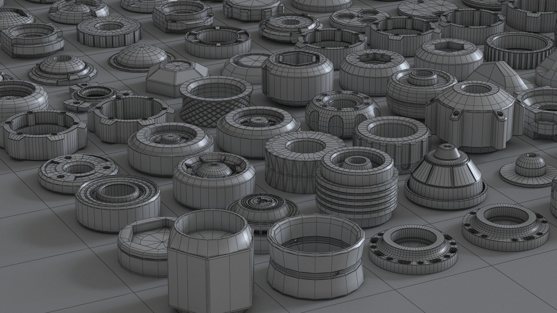 Industrial Kitbash Part 03 - Subdiv Ready 3D model | CGTrader