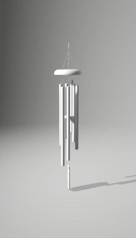 Wind Chimes free 3D model | CGTrader