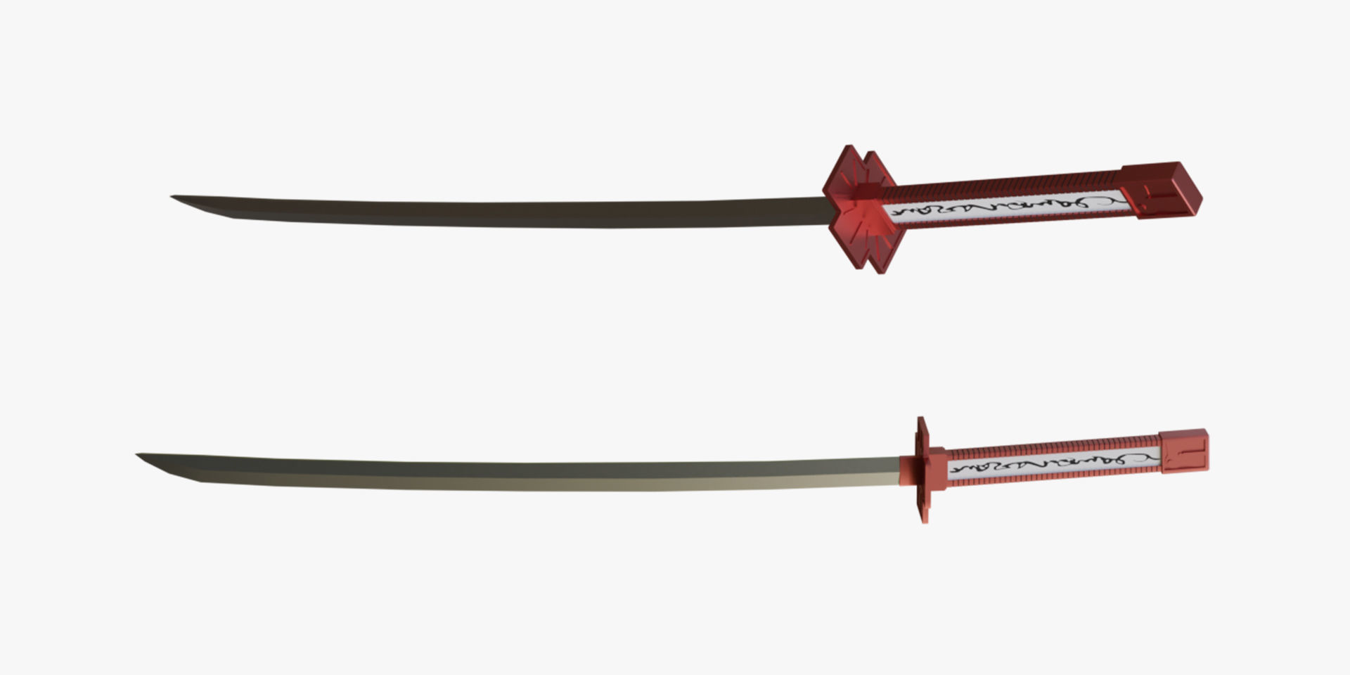 Akames Samurai Sword 3D model | CGTrader