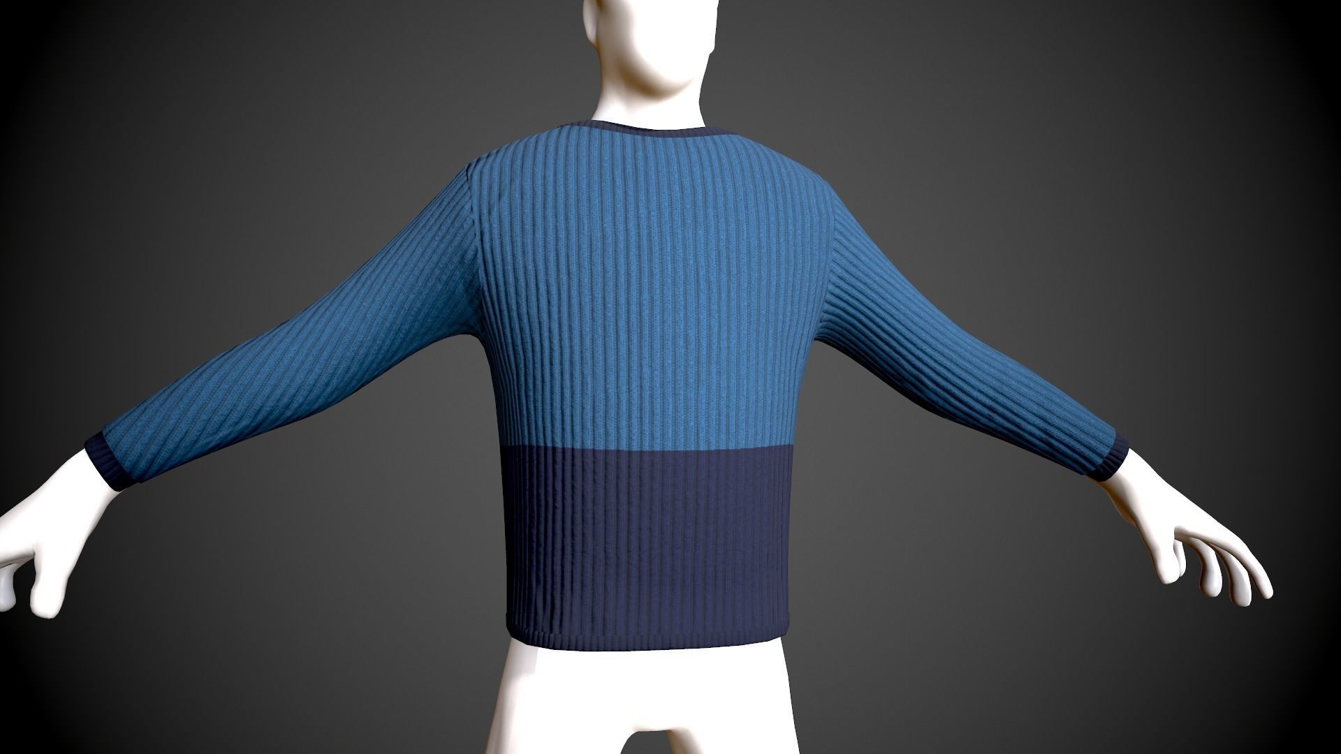 3D model Colored Sweaters VR / AR / low-poly | CGTrader