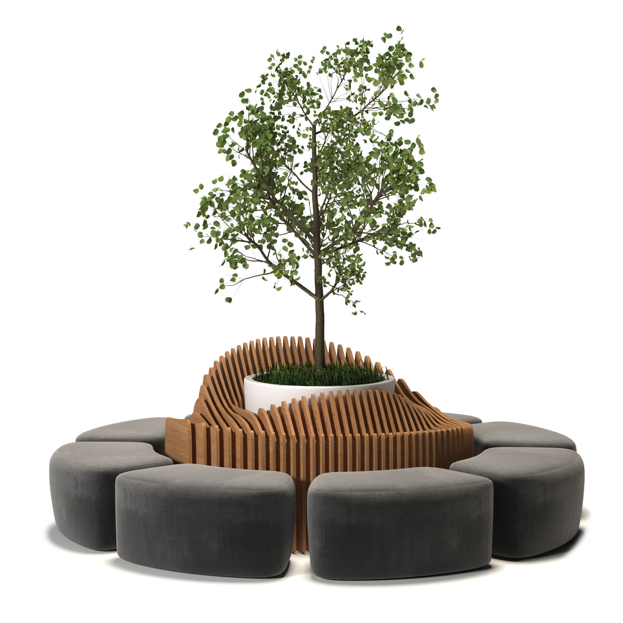 Parametric Bench 3D model | CGTrader