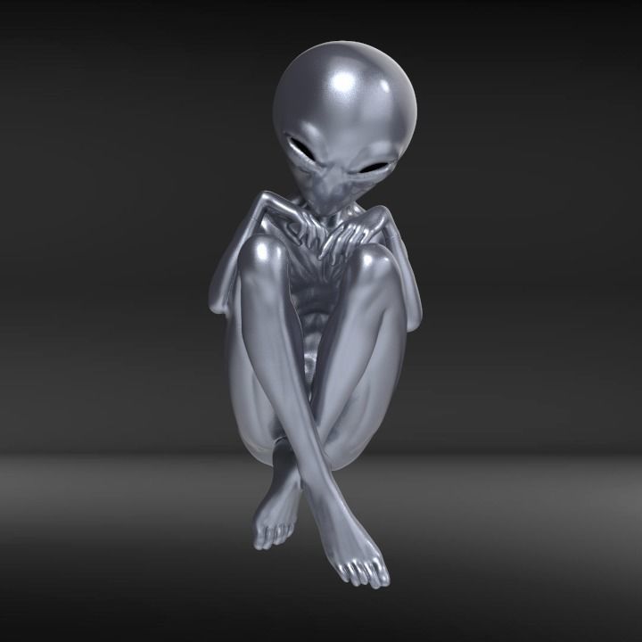 Alien in a Jar 3D model 3D printable | CGTrader