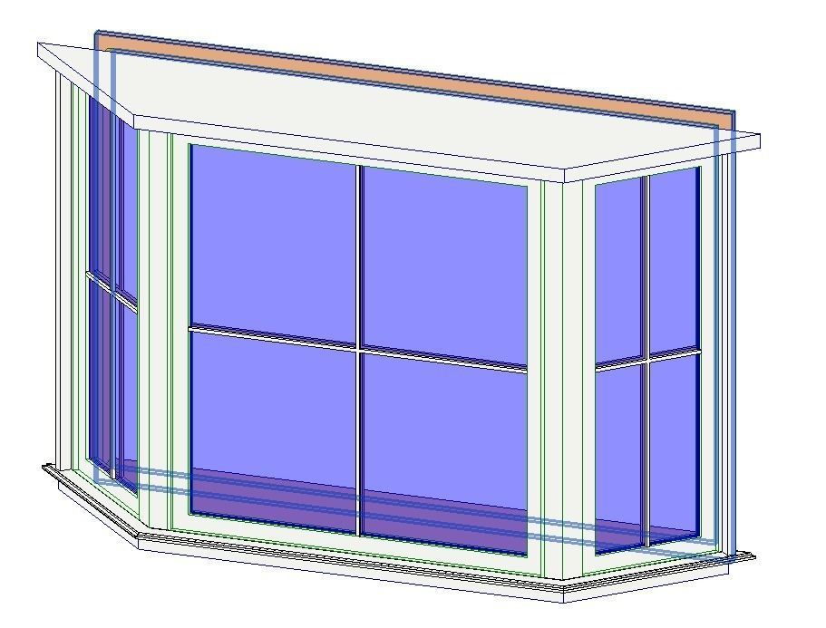 Casement Bay Window 3D model | CGTrader