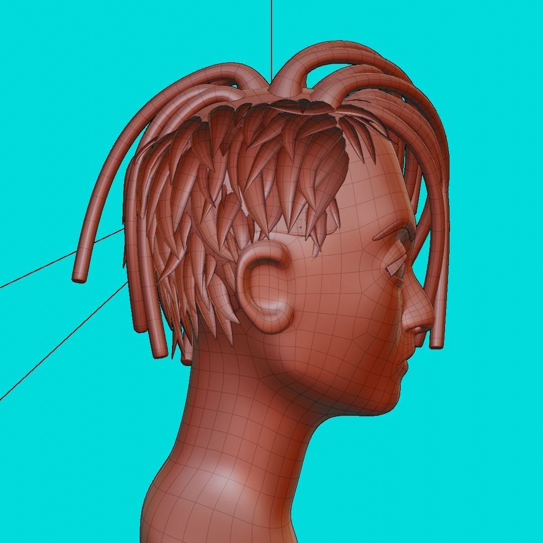 3D model Rasta girl head VR / AR / low-poly | CGTrader