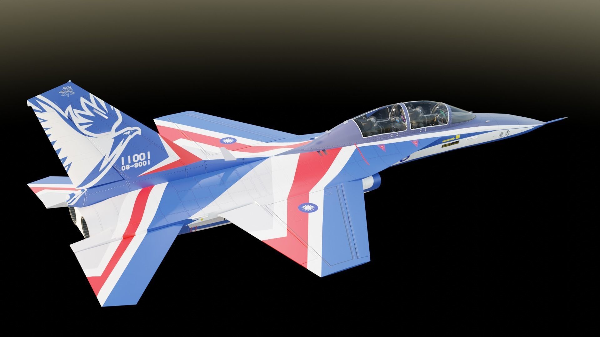 T-5 Brave Eagle Taiwan 3D model | CGTrader
