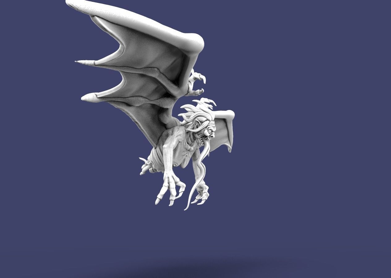 Manananggal mythical monster 3D model 3D printable | CGTrader