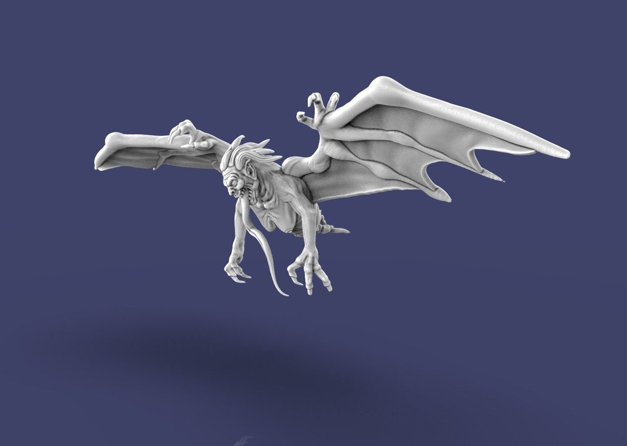 Manananggal mythical monster 3D model 3D printable | CGTrader