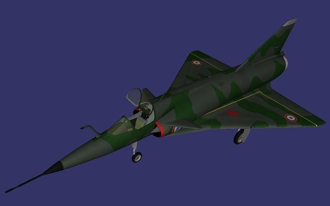 Dassault Mirage III NG free VR / AR / low-poly 3D model | CGTrader