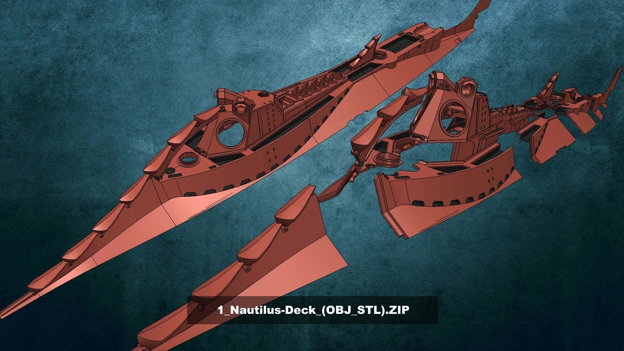 Nautilus detailed 3D model 3D printable | CGTrader