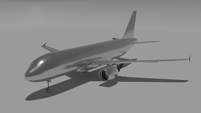 Airbus A320 free VR / AR / low-poly 3D model | CGTrader