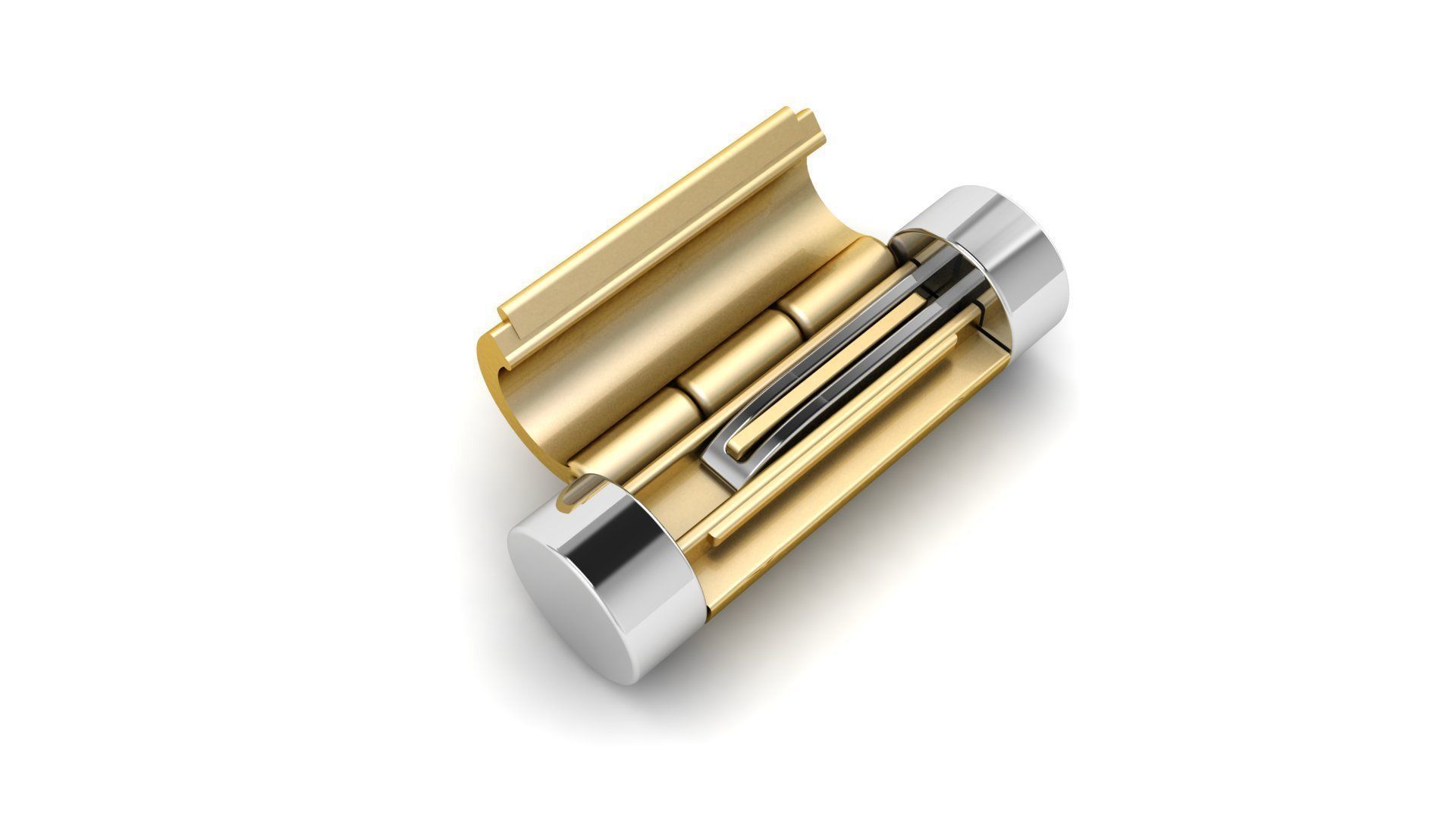 Round Bracelet 6mm Lock Box for Chain and Necklace 3D model 3D ...