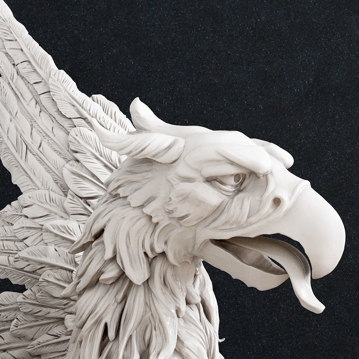 Gargoyle Griffin Gryphon Griffon 3D model 3D printable | CGTrader