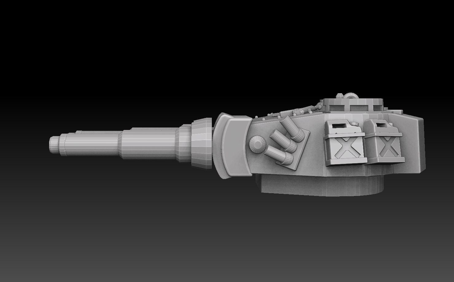 Double Barrelled Tiger Tank Turrets 3D model 3D printable | CGTrader