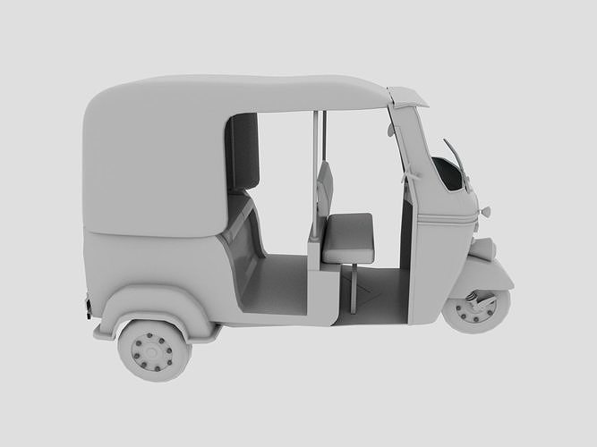 Auto Rikshaw free 3D model | CGTrader
