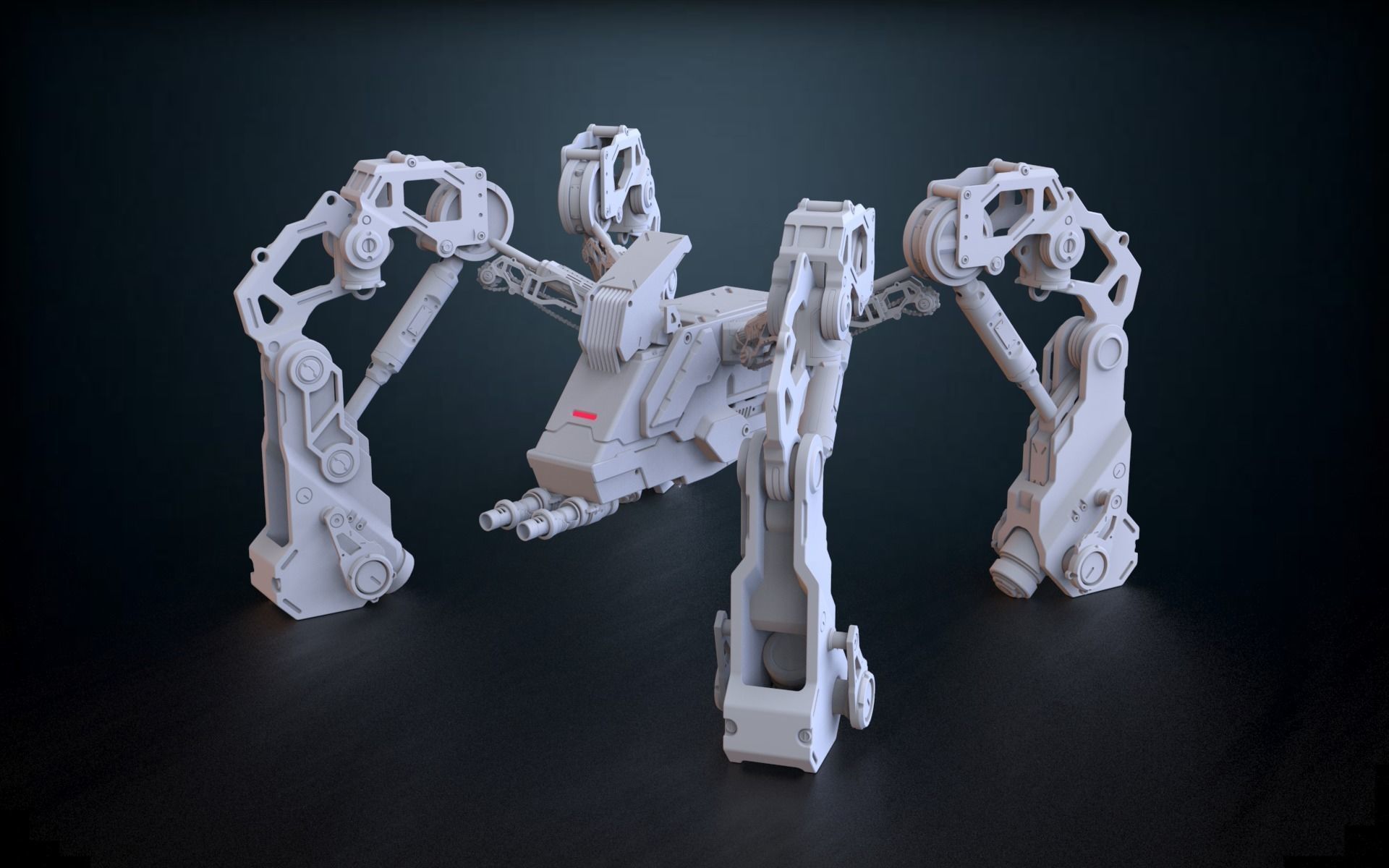 Spider Mech 3D model | CGTrader