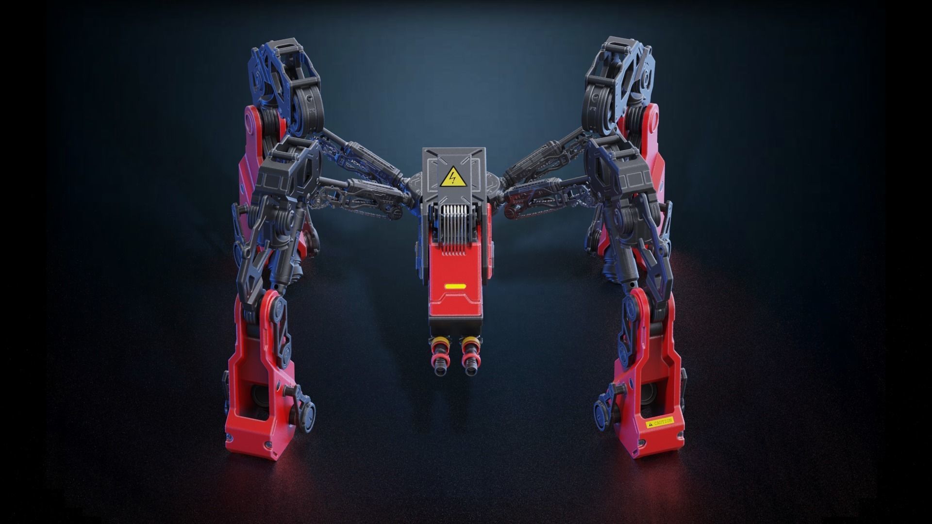 Spider Mech 3D model | CGTrader