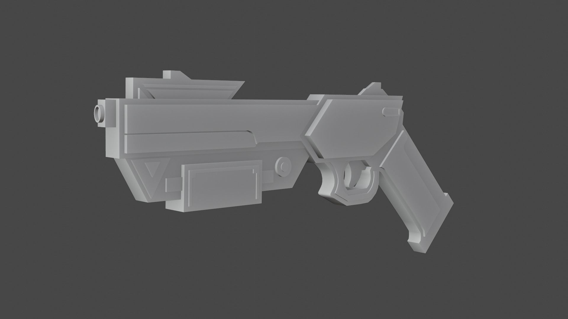 Sci-fi Gun Model free VR / AR / low-poly 3D model | CGTrader
