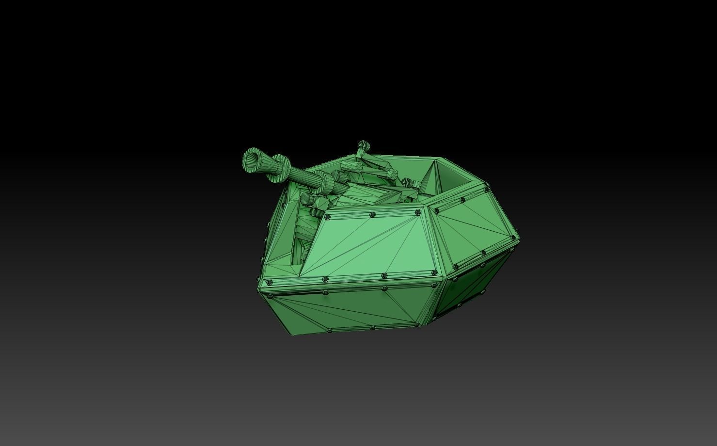 AA Gun Pillbox Turret 3D model 3D printable | CGTrader
