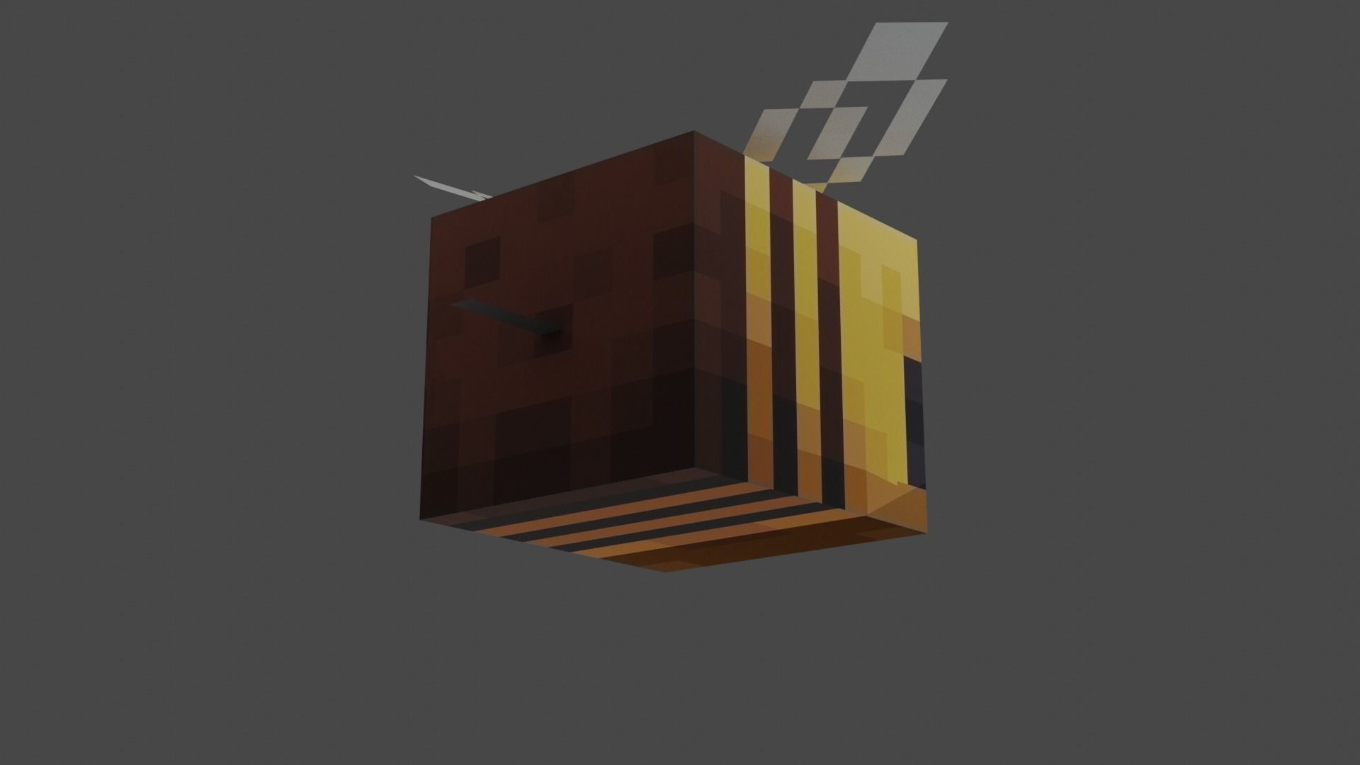 Minecraft Bee Free free VR / AR / low-poly 3D model | CGTrader