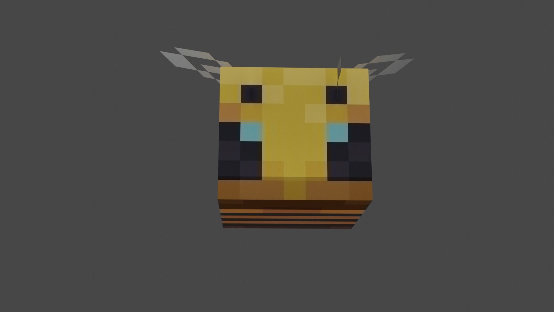 Minecraft Bee Free free VR / AR / low-poly 3D model | CGTrader