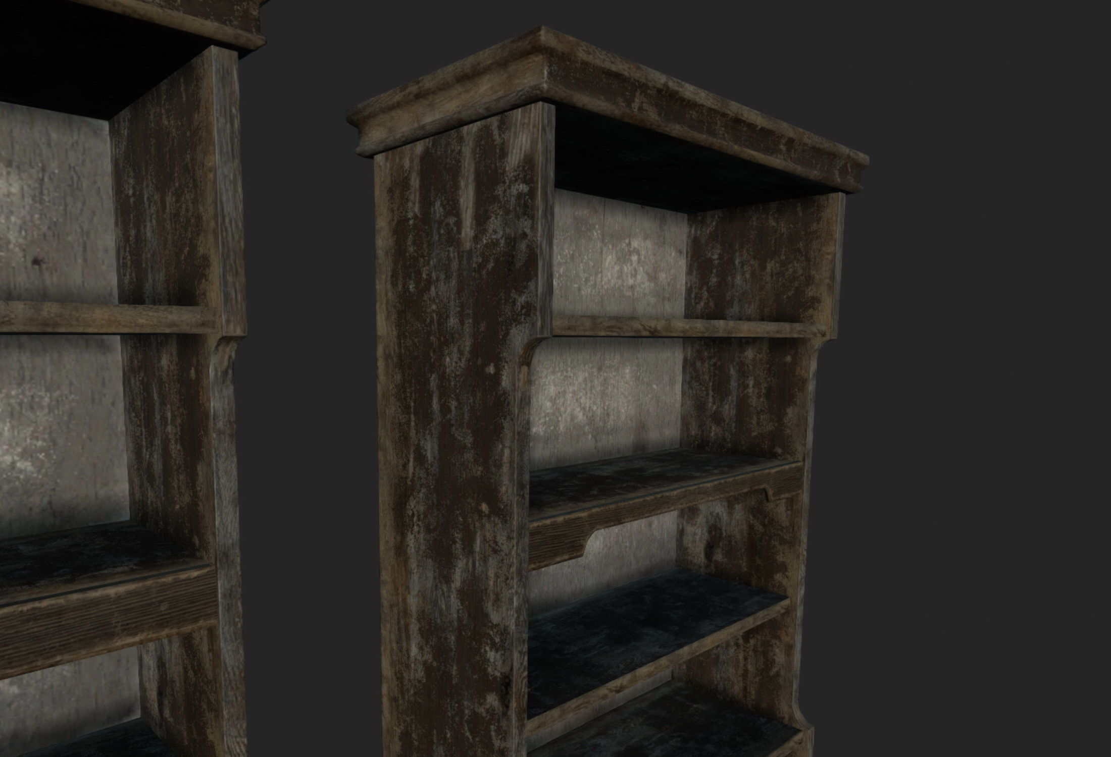 3D model Old Shelving VR / AR / low-poly | CGTrader