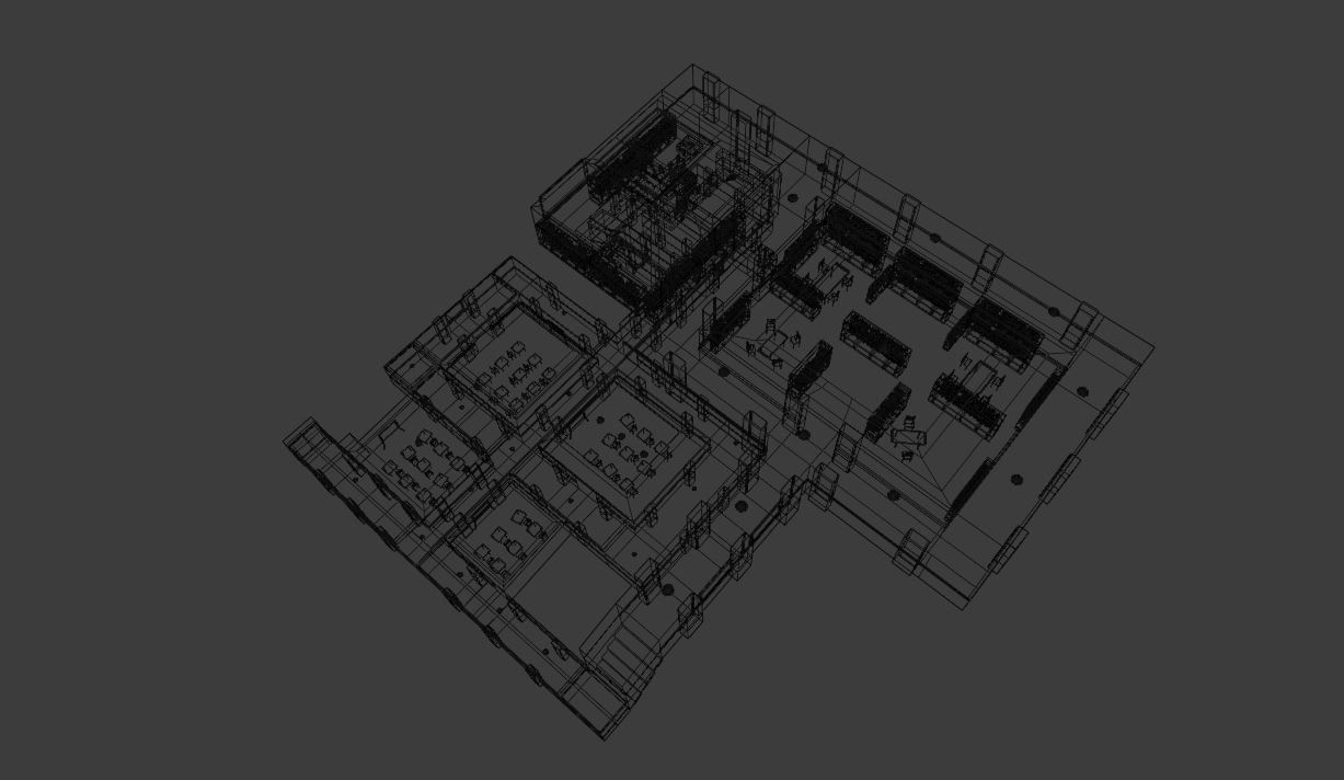 Horror School Map 3D model | CGTrader