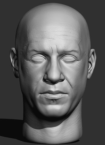 Vin Diesel 3d print model 3D model 3D printable | CGTrader