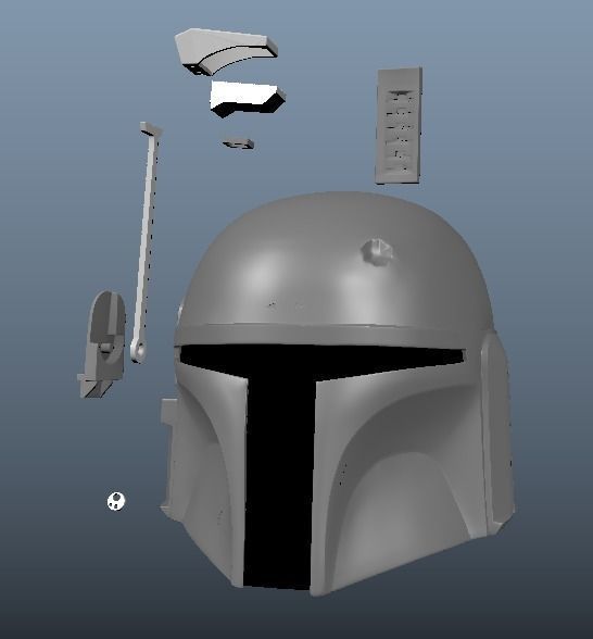 The Marshal Cobb Vanth Mandalorian Accurate Helmet 3D model | CGTrader