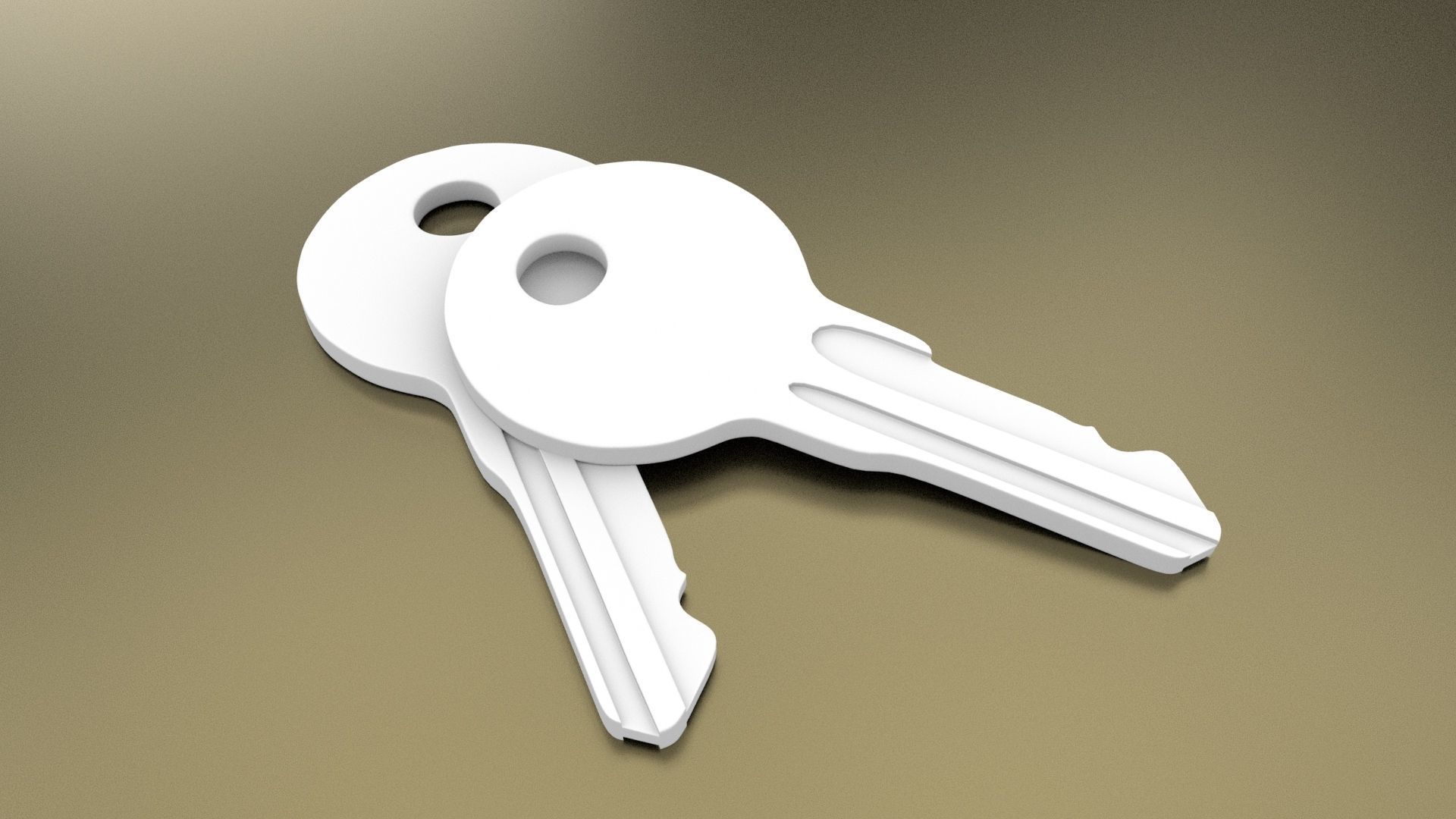 Standard Key free 3D model | CGTrader