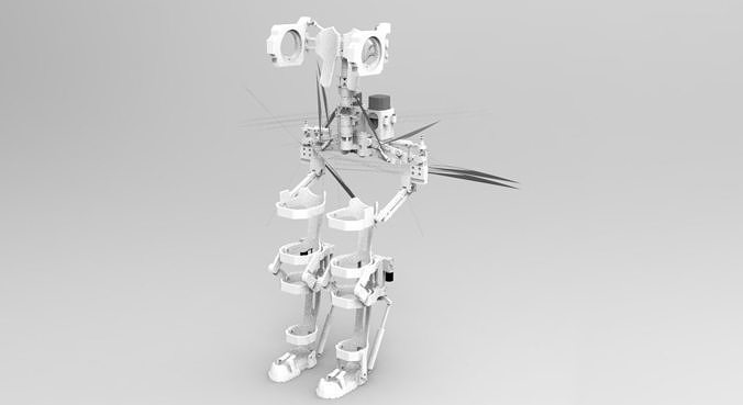 Robot spine structure and auxiliary exoskeleton device 3D model | CGTrader
