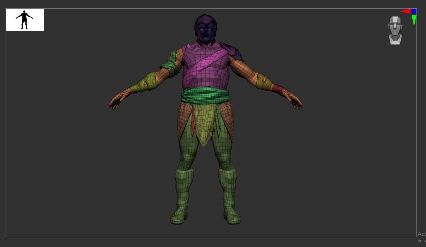 3D model ORC MEDIEVAL ZBRUSH BLENDER VR / AR / low-poly | CGTrader